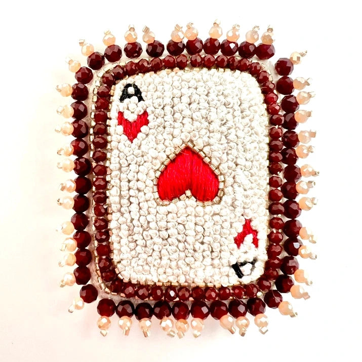 Ace of Hearts Brooch | Brave Daughters