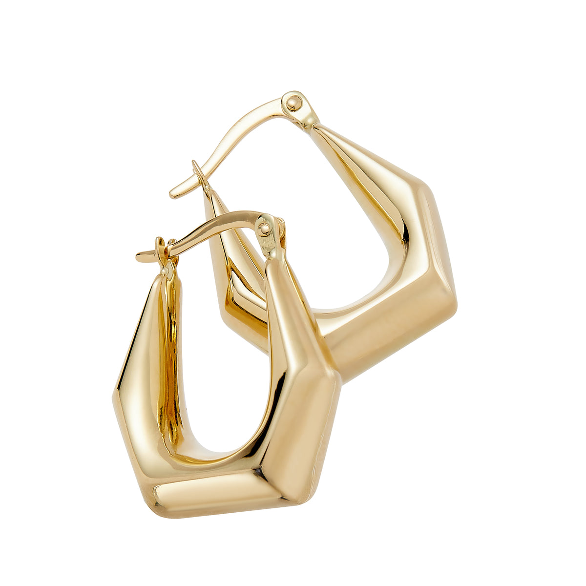 Italian Puffy Geometric Hoops | Brave Daughters