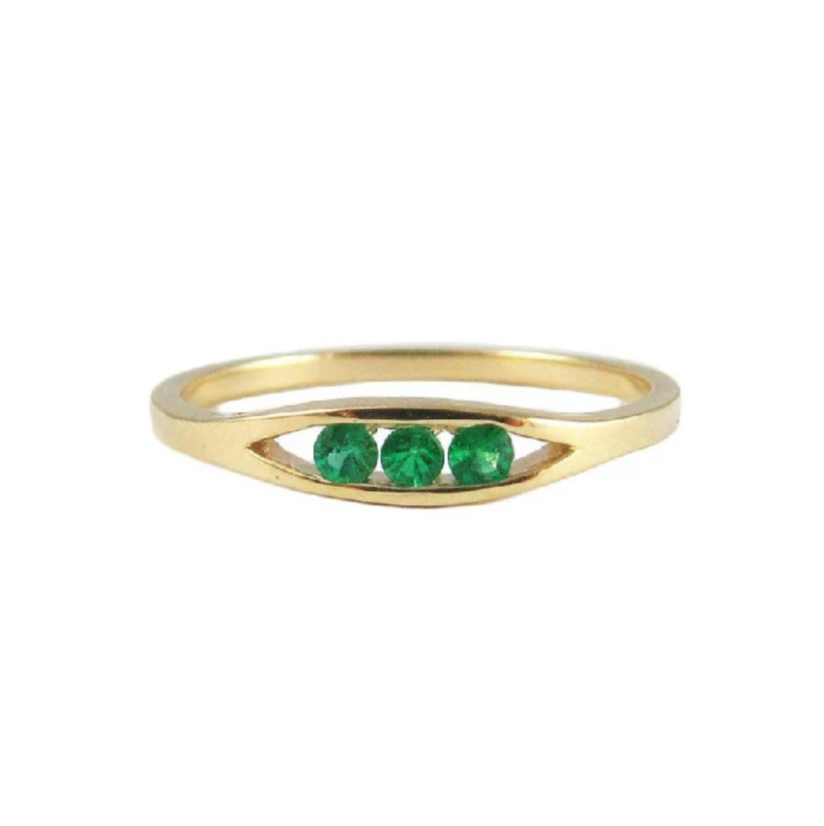 Emerald Float Ring | Brave Daughters
