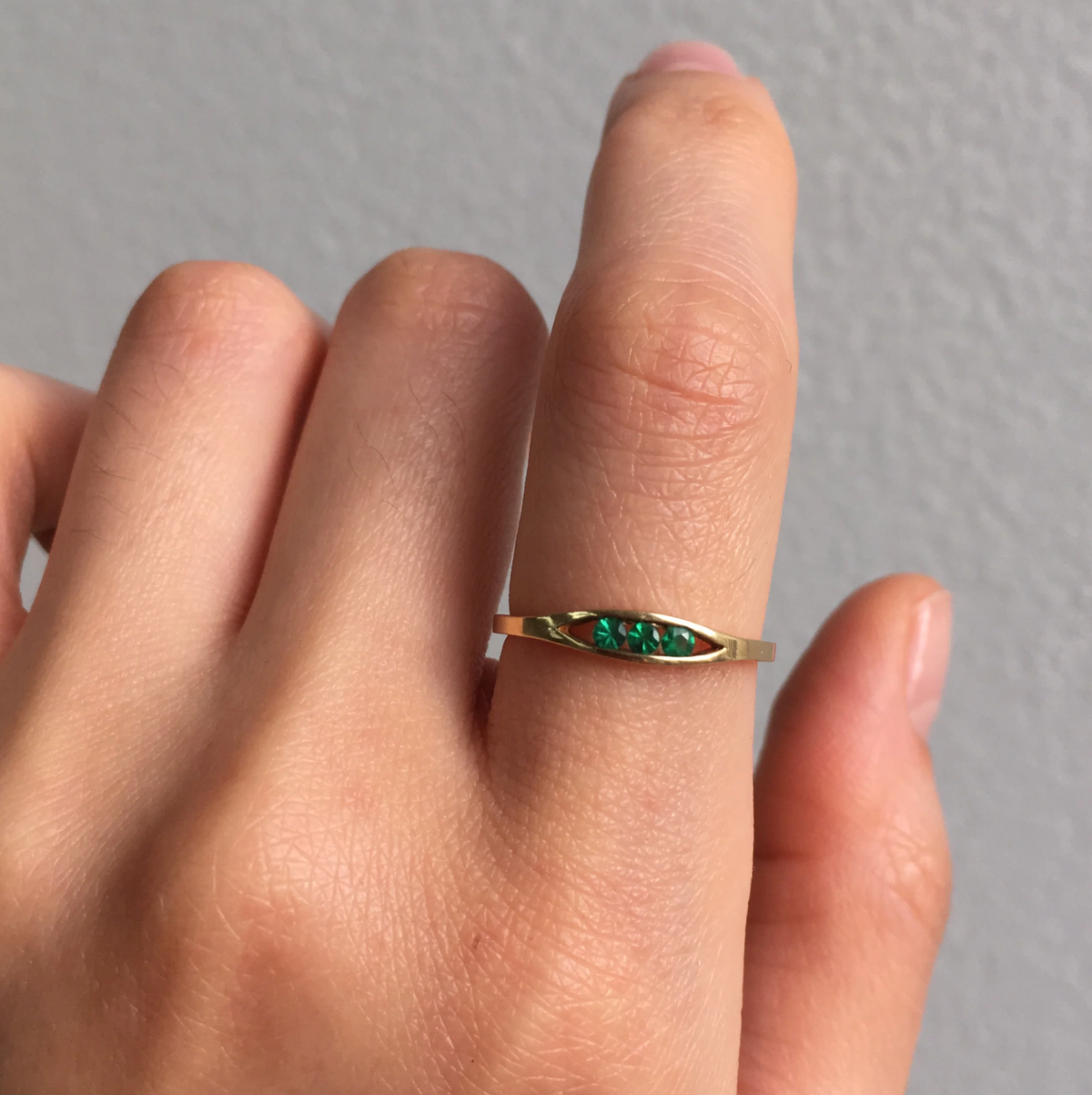 Emerald Float Ring | Brave Daughters
