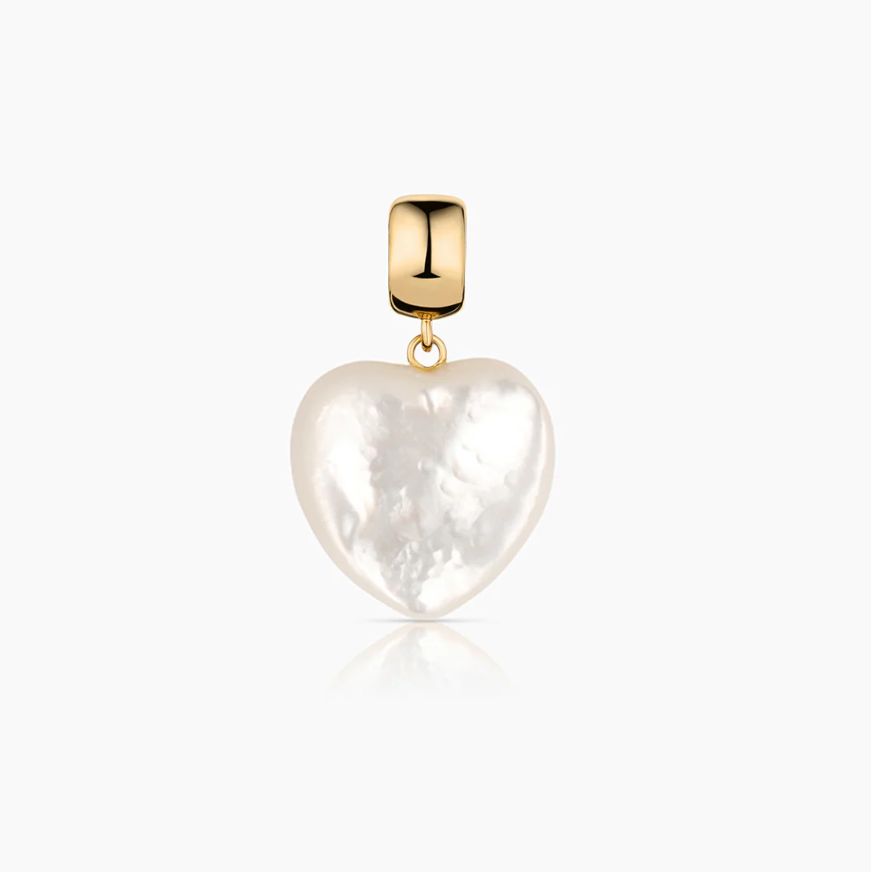 Gemma Mother Of Pearl Bail Charm | Brave Daughters