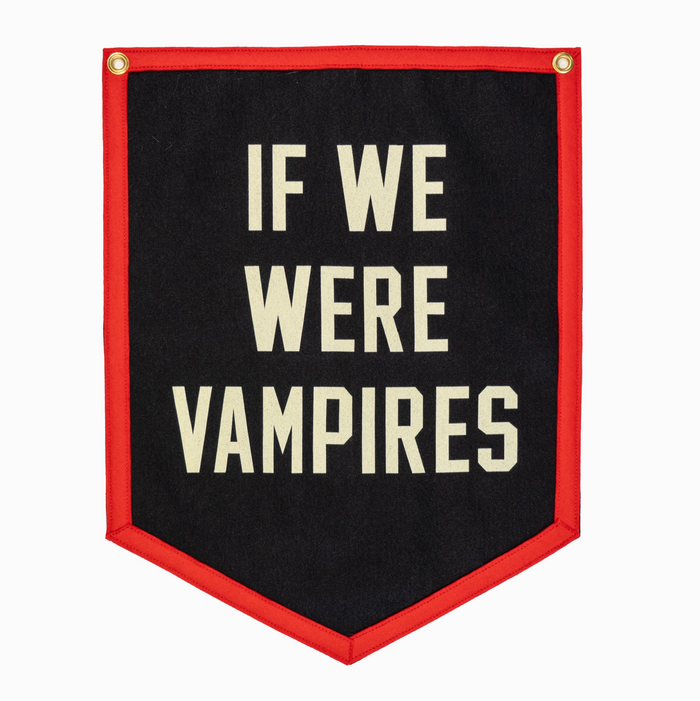 If We Were Vampires Camp Flag | Brave Daughters