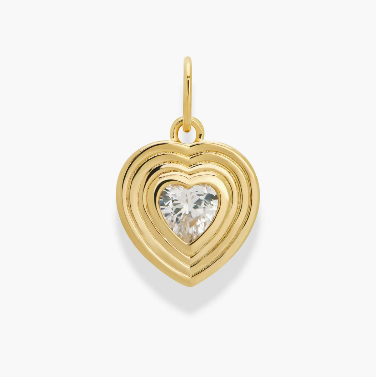 Carsyn Bezel Heart Charm | Brave Daughters